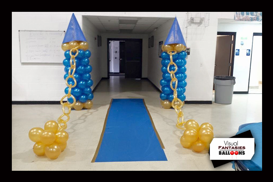 Balloon Floating Pillars & Columns | Visual Fantasies Balloons