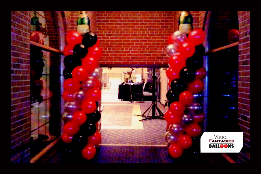 Balloon Floating Pillars & Columns | Visual Fantasies Balloons